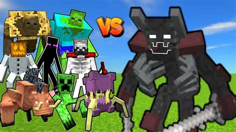 Mutant Wither Skeleton Vs Mutant Monsters Youtube