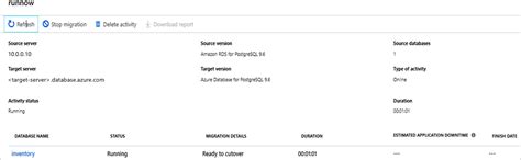 자습서 Rds Postgresql을 Azure Database For Postgresql로 온라인 마이그레이션 Azure