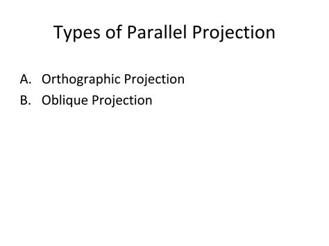 Projection Ppt