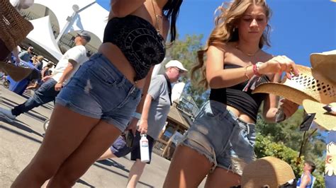2 Cute Teens With Tight Bodies In Shorts Candid Best Premium
