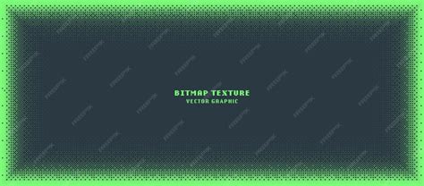 Premium Vector Dither Pattern Bitmap Texture Vector Frame Halftone
