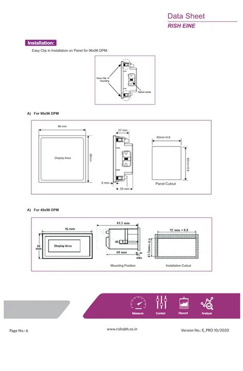Lcd Rish Eine Digital Ac Voltmeter 3ph 50 V At ₹ 1790piece In