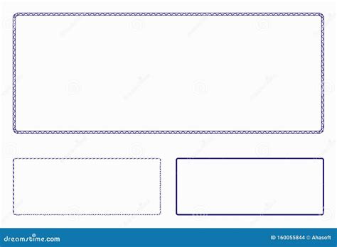 Rounded Rectangle Frame Vector Mesh Carcass Model And Triangle Mosaic
