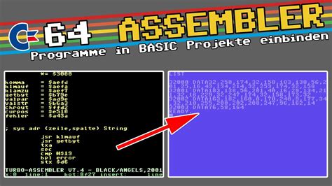 Assembler Programme Zu Einem Basic Loader Machen So Geht`s Youtube