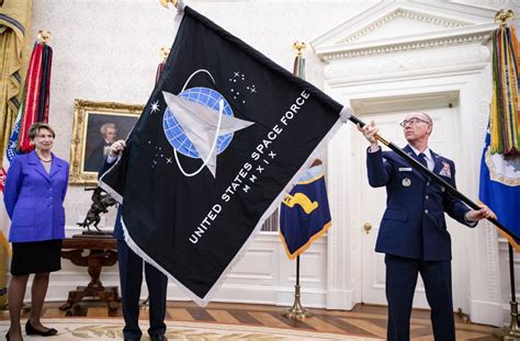 Moaa Official Space Force Flag Unveiled At The White House