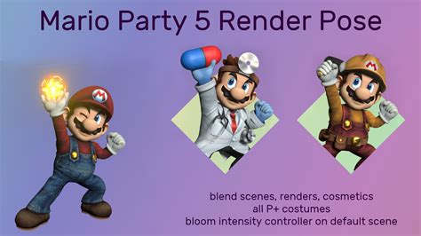 Mario Party 5 Render Pose Mod For Super Smash Bros Brawl Brawl Mods