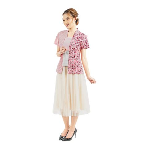 Sheisha Blouse Red Bhatara Batik