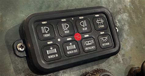 Smart 8 Switch Panel Blue Backlit Panel