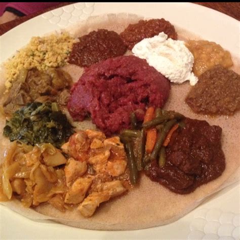 Wat Tibs Kitfo Injera Mesob No Tej Food Yummmmm Edible