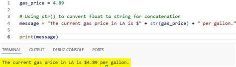 Python String And Float Concatenation