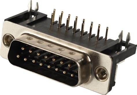 W P 107 15 1 1 0 D Sub Stecker 15 Polig Gewinkelt Online Kaufen Bei Lan De