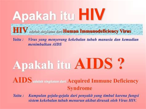 Powerpoint Presentasi Penyakit Hiv Aidspptx