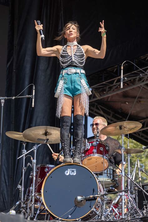 Aja Volkman Performs At Austin City Limits Music Festival At Zilker