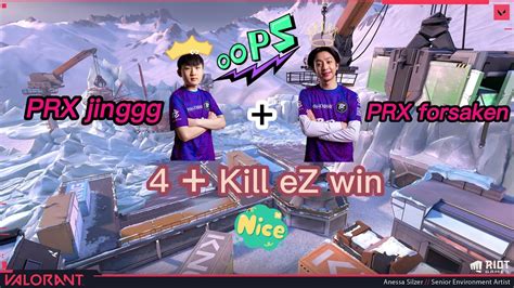 Prx Jinggg Play With Prx Forsaken Full Match Rank Valorant