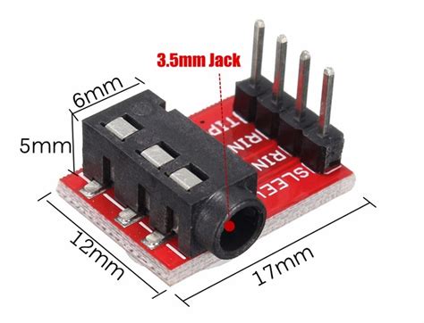 Trrs 35mm Jack Breakout Board For Audio
