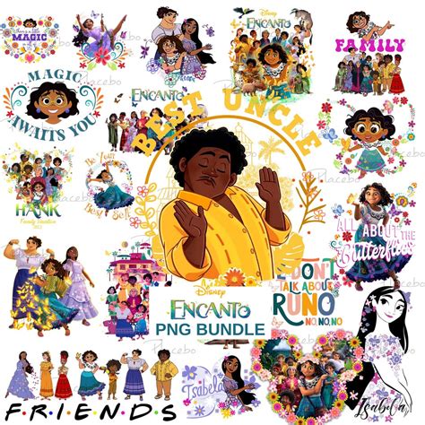 Encanto Princess Bundle Png Encanto World Png Encanto Characters Png