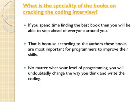 Ppt Preparing For An Interview Use Cracking The Coding Interview