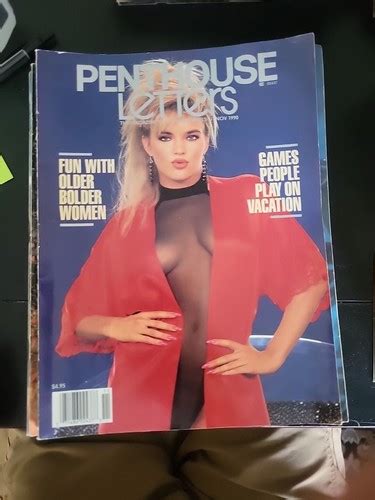 November 1990 Penthouse Letters Magazine Excellent Condition Very Rare