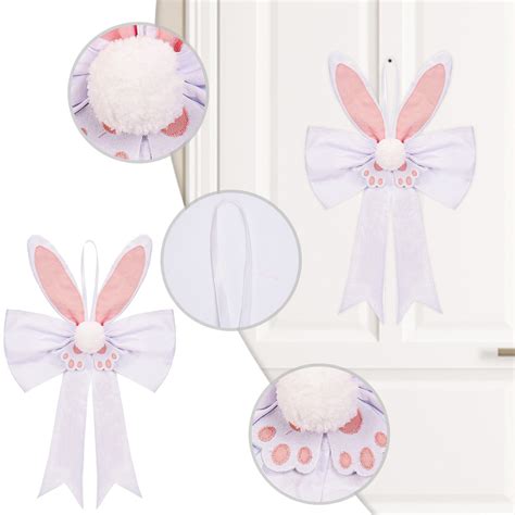 Easter Tree Topper Easter Bows Easter Bunny Tree Topper New