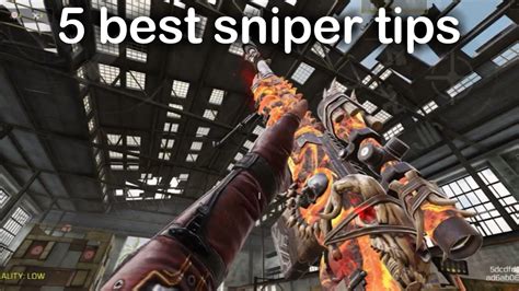 5 Best Sniper Tips In Codm Youtube
