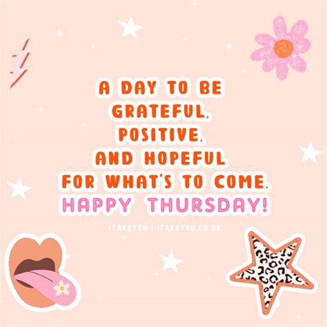 Happy Thursday Stay Positive