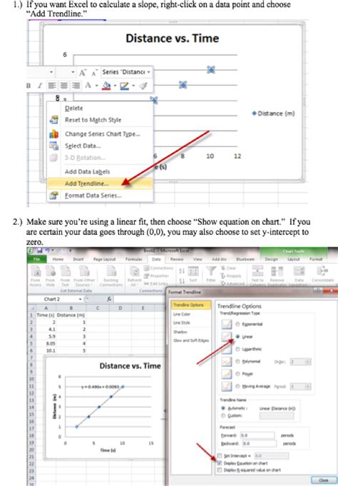 Creating Graphs In Excel Regents Physics