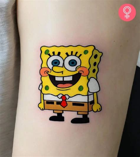 Tattoos Spongebob 8 Incredible Spongebob Tattoos For 2 Friends