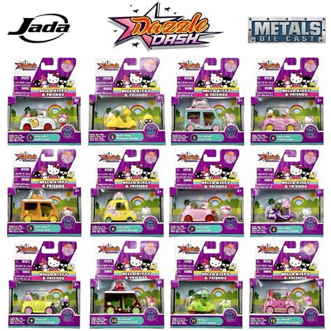 Jada Dazzle Dash Hello Kitty And Friends Metal Car There Are 12 Types To Choose From Shopee