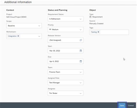 Cloud Application Lifecycle Management Create Fea Sap Community