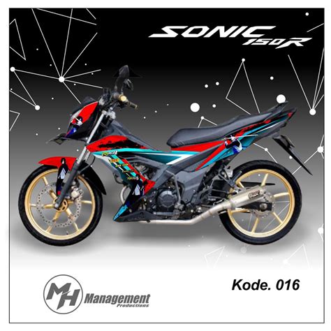 Jual 10sonic Decal Sonic 150r Full Body Variasi Fullbody Motor Honda Sonic 150r Custom Desain