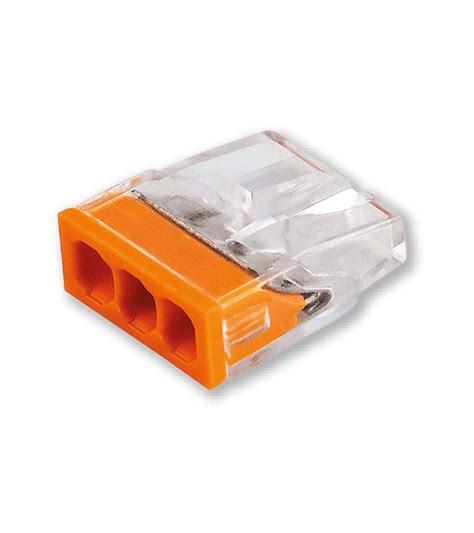 Mini Push In Wire Connector 3 Poles Sas