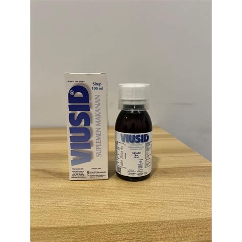 Jual Viusid Food Supplement Sirup 100ml Shopee Indonesia