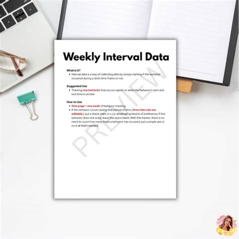 Behavior Data Tracking Sheets Editable And Simple With Instructions And Examples