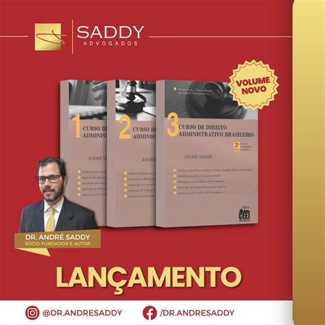 📚 LanÇamento O Prof Dr Andre Saddy Nosso Sócio Fundador Lança A 3ª Edição Do Seu Curso De