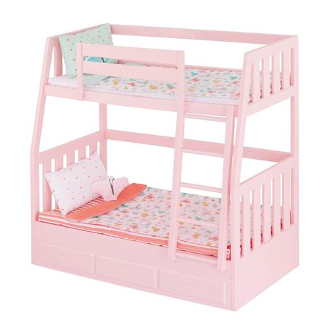 Our Generation Toy Bunk Bed Playset With Accessories For Ages 3