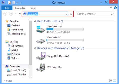 Delete Windows Explorer Address Bar History In Windows How To Clear