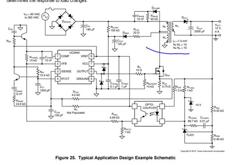 Uc3842 Inquiry For Figure 25 Power Management Forum Power Management Ti E2e Support Forums