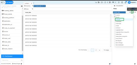 Datedate Time Usage As Filters In Helical Insight Helical Insight