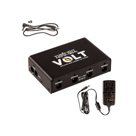 Ernie Ball Volt Power Brick 4 X 9 Volt 1 X18 Volt Kbb