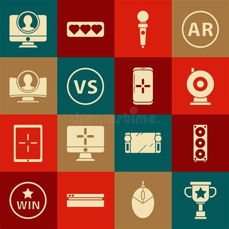 Set Award Cup Stereo Speaker Web Camera Joystick For Arcade Machine Vs Versus Battle Create