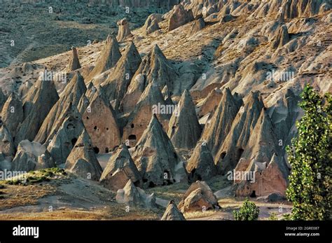 Fairy Chimneys Are Touristic Sightseeing Of Turkey And Typical