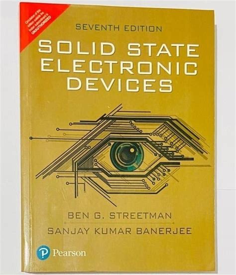 Solid State Electronic Devices 7e By Streetman A2z Book Hub
