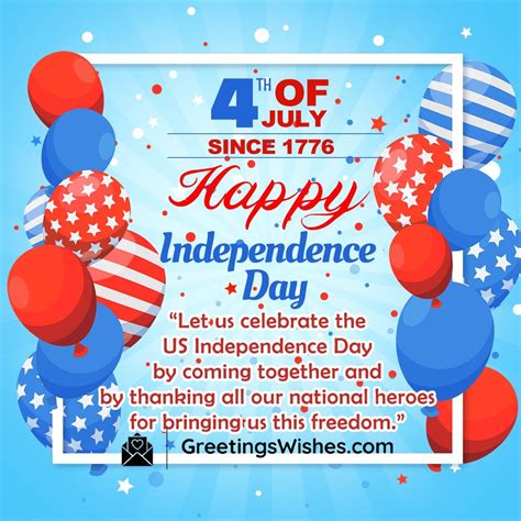 4th Of July Independence Day Usa Wishes To Celebrate Freedom Greetings Wishes