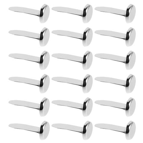 Worgeous 200pcs Diy Making Brads Sofa Brad Replacement Metal Brads Craft Two Legs Nails Hats