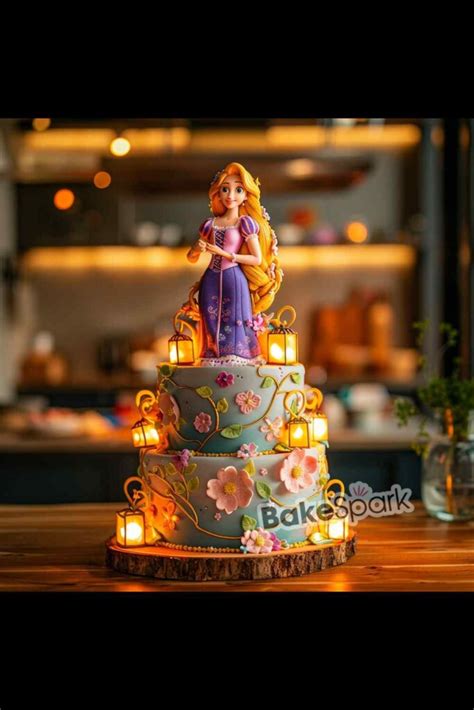 47 Rapnuzel Tangled Cake Design Ideas Gallery Bakespark