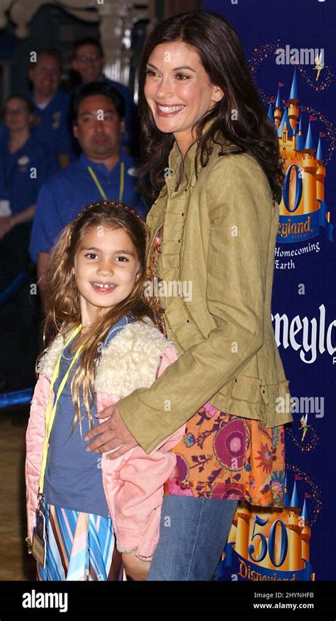 Teri Hatcher And Daughter Emerson Attend Disneylands 50th Anniversary