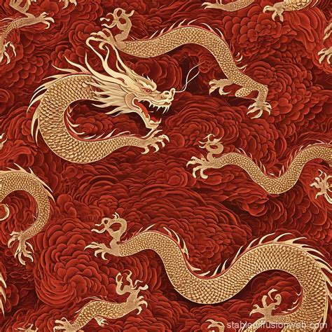 Chinese Dragon Texture Stable Diffusion Online