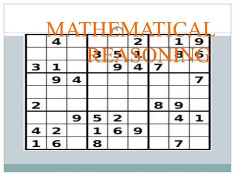 Mathematical Reasoning Examples