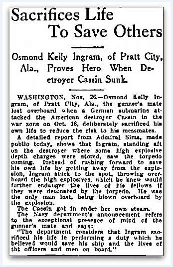 Remembering Wwi Veteran Osmond Ingram Osmond Ingram Wwi