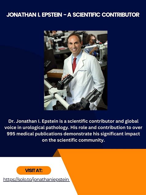 Jonathan I Epstein — A Lecturer Jonathan I Epstein Medium